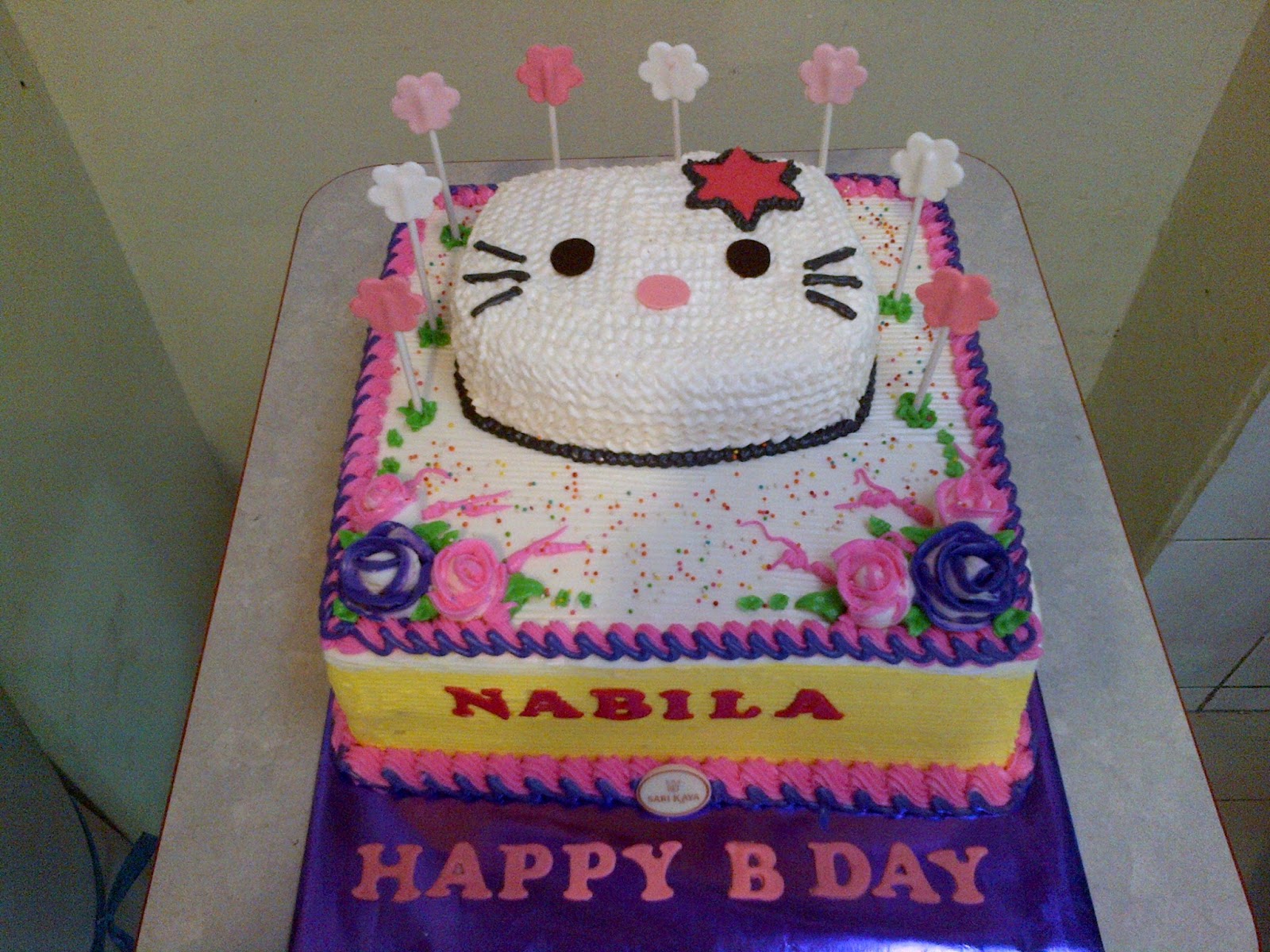 Kue Ulang Tahun Hello Kitty Coklat - Kue Ulang Tahun Anak : 3 tier ...