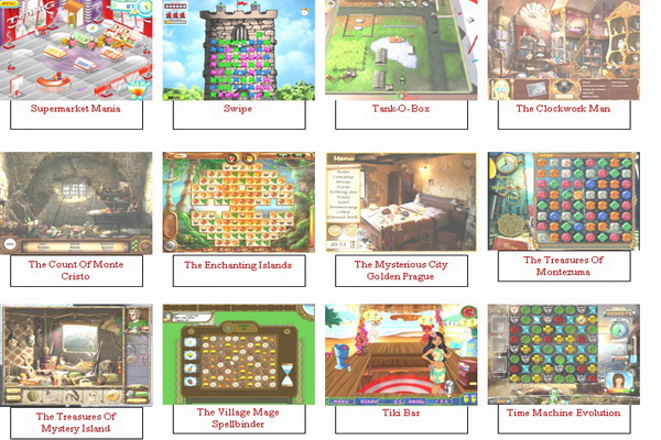 DVD MiniGame, PopCap, Bigfish, Alawar, Hidden Mystery,Hidden Object ...