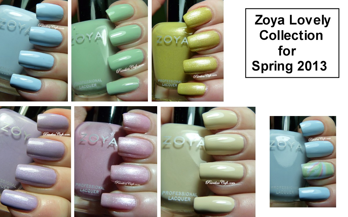 Zoya Lovely Collection for Spring 2013 | Pointless Cafe