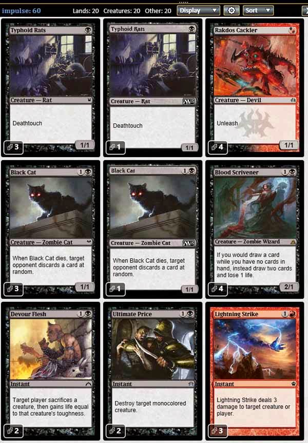 Magic the Gathering Adventures: [Standard] Act on Impulse aggro tryout ...