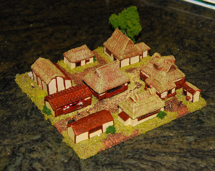 Lord Ashram's House of War: First 6mm Japanese village done...