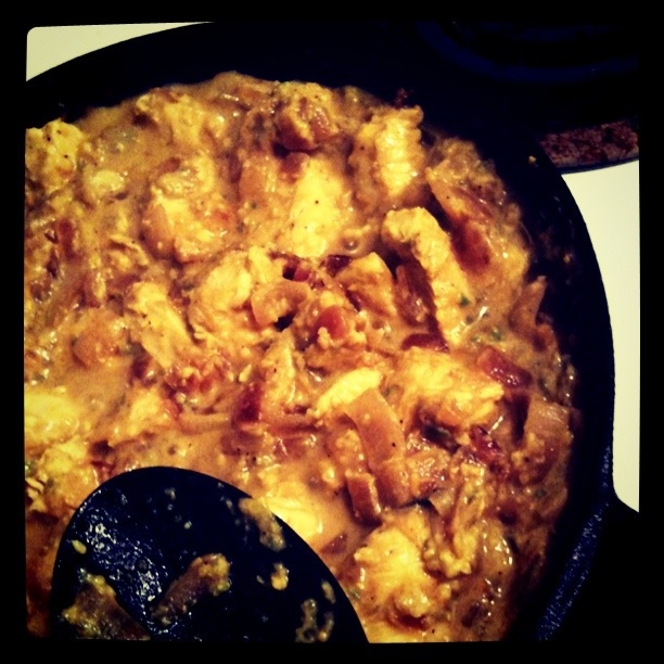 Less Meatatarian Cooking: Indian Garlic Chicken