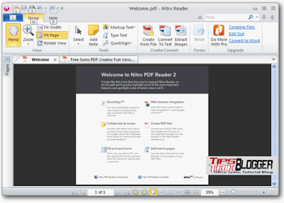 Download Nitro PDF reader