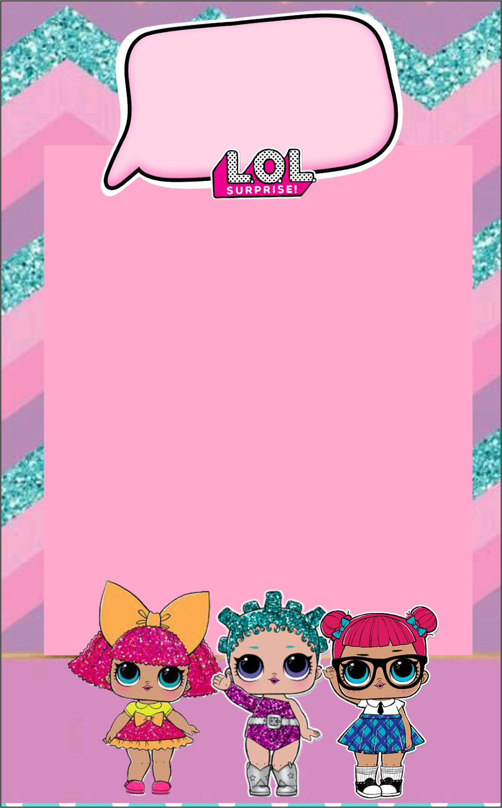 Hermosas Tarjetas de Invitación de Lol para Imprimir Gratis