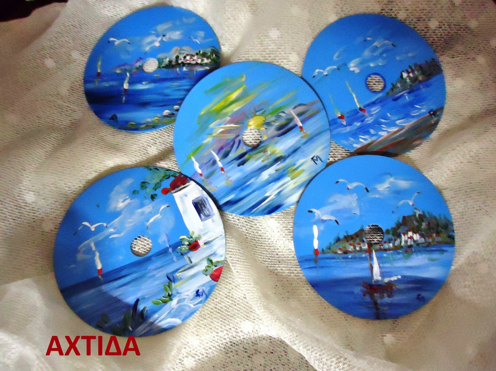 Έγινα 71 !Ε! και...: Κατασκευές με παλιά CD..!