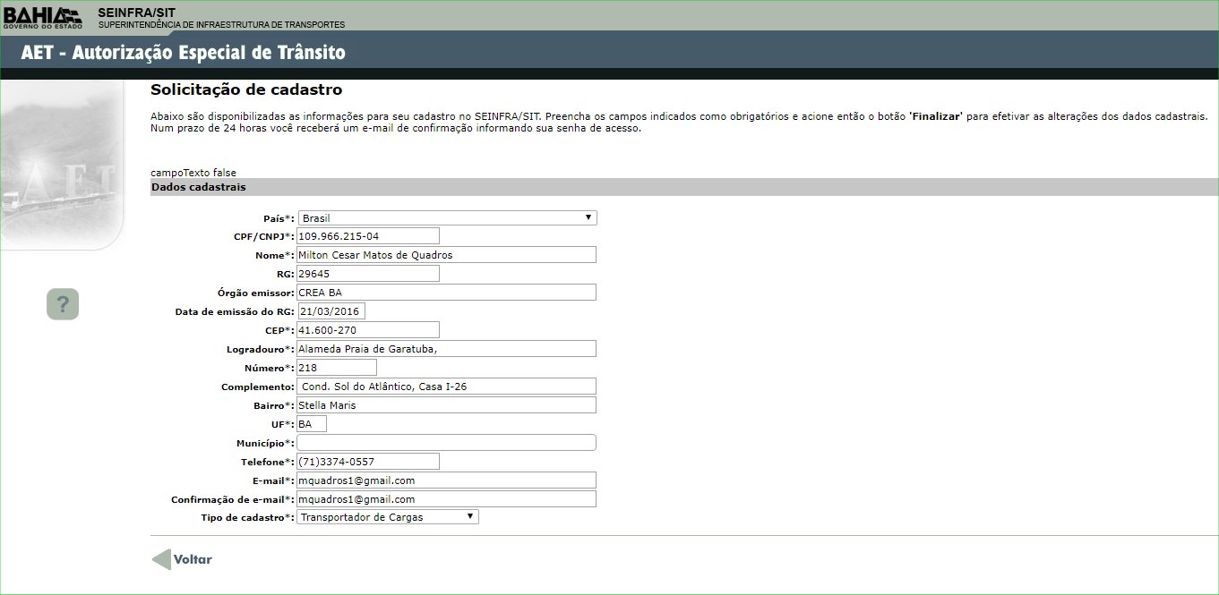Milpesca: AET - Autorização Especial de Transporte - Transportando um ...