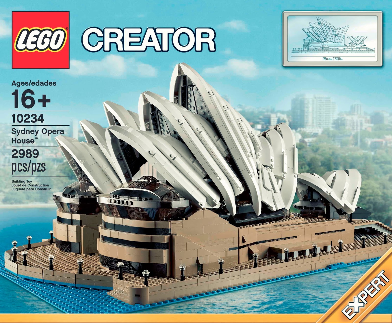 LEGO gosSIP: 150613 LEGO 10234 Sydney Opera House box art and pictures