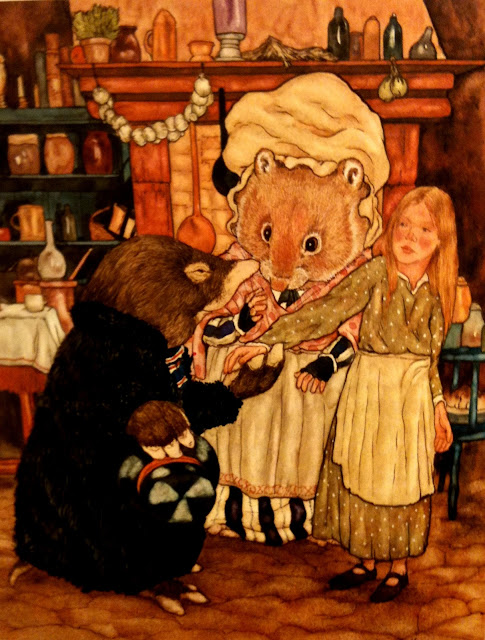 Сказочные Иллюстрации: Michael Hague - Дюймовочка