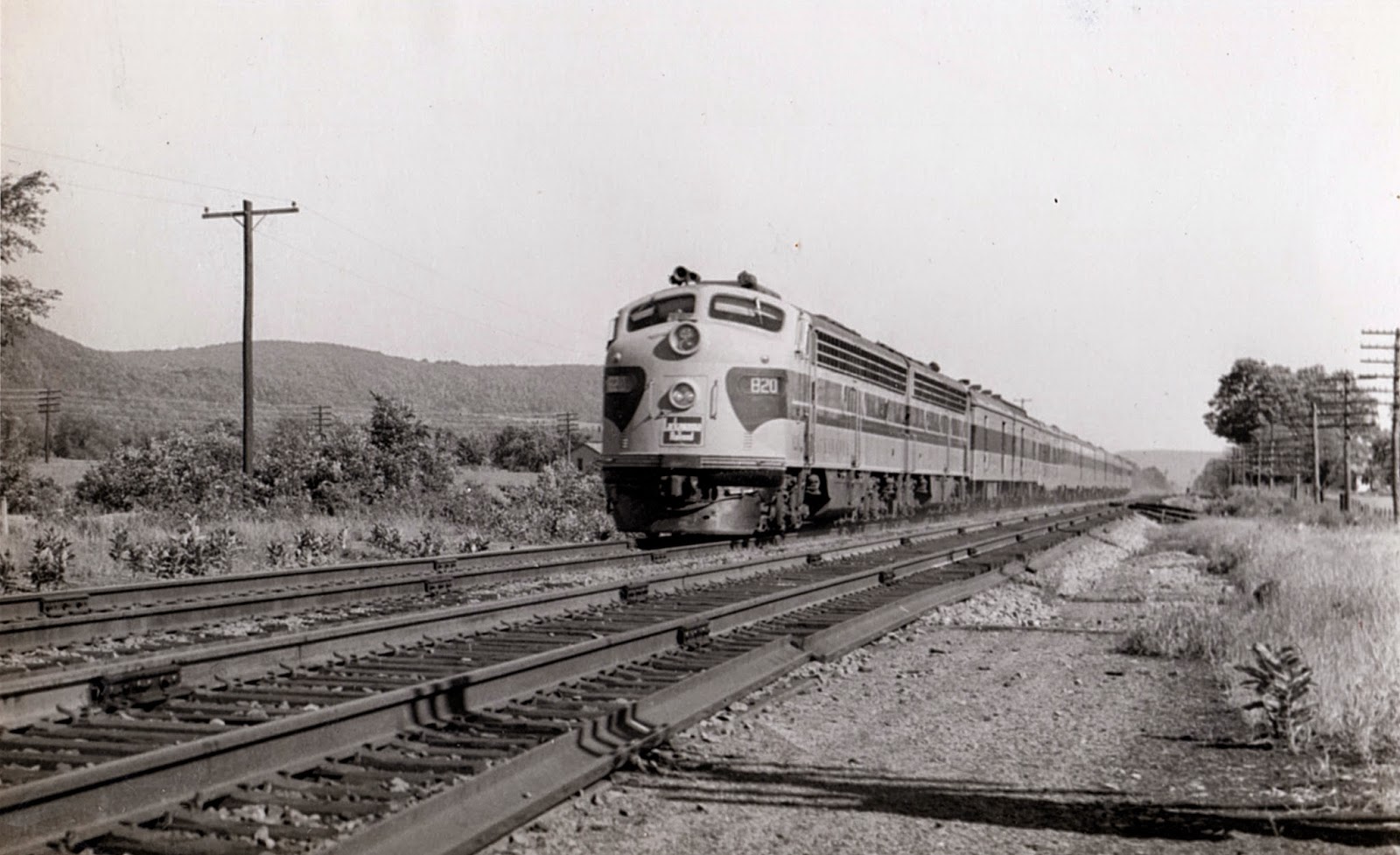 Vintage Railroad Pictures: DL&W "Phoebe Snow" at Savona, N.Y., June ...