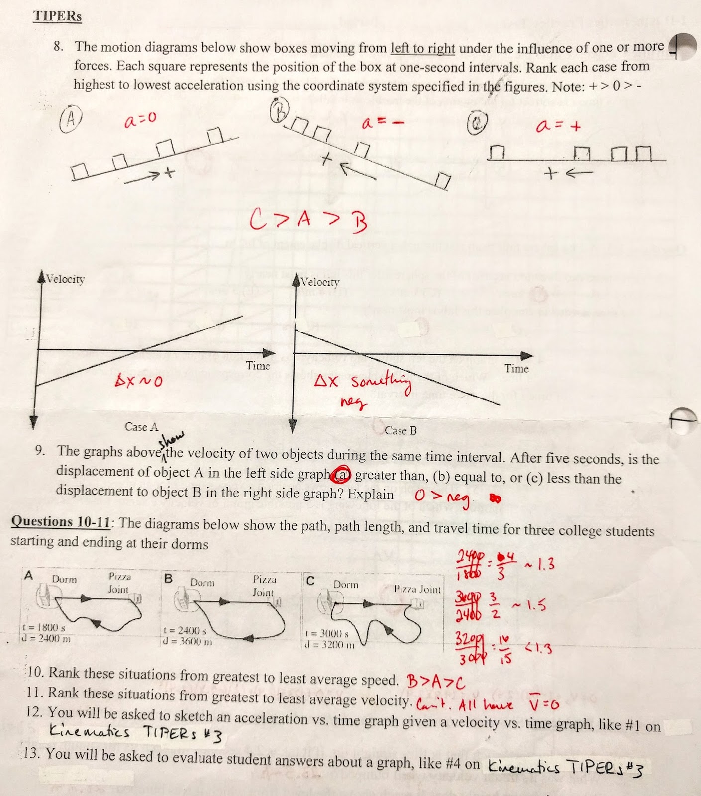 Volkening's Physics Classes: Practice Test Time