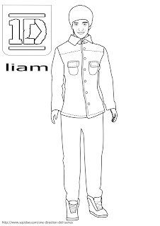 One direction coloring pages liam payne