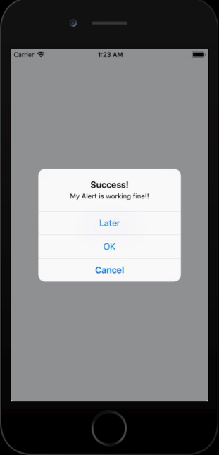 Showing Alert And Toast React Native