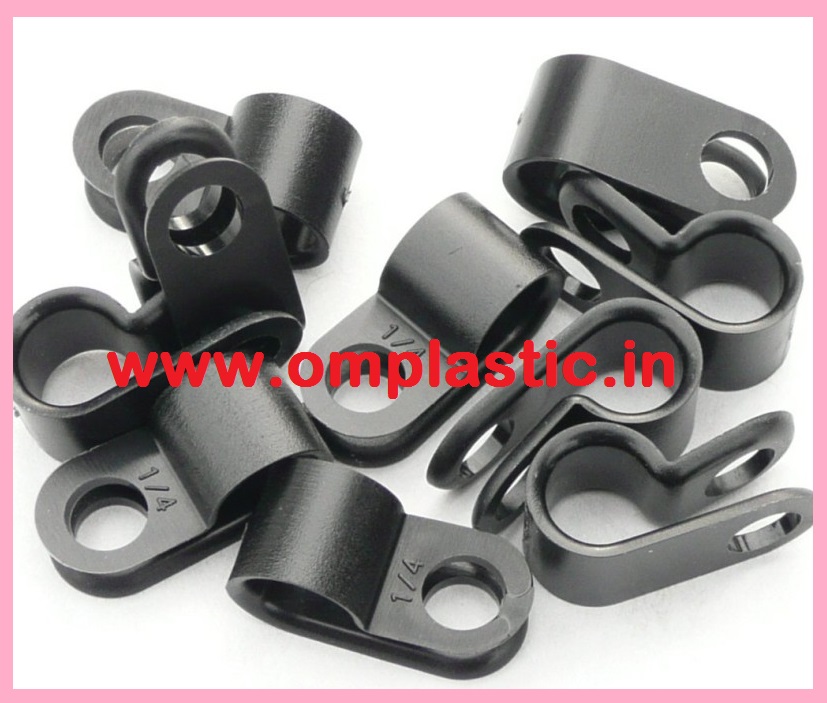 PLASTIC P CLIP FOR Ø7.7MM (20021306) ~ OM PLASTIC INDUSTRIES