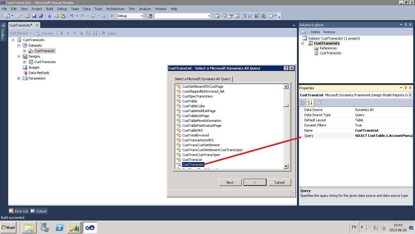 Ssrs Report Using Simple Aot Query With Auto Design Simhadris Blogs