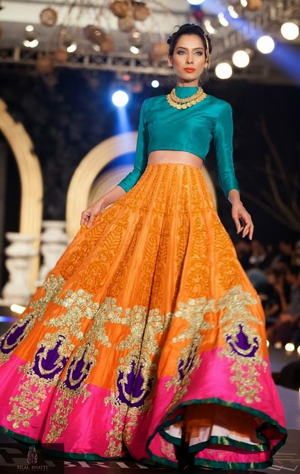 CitiGirlScene: High Waisted Lehenga's - A New Wave of Design...
