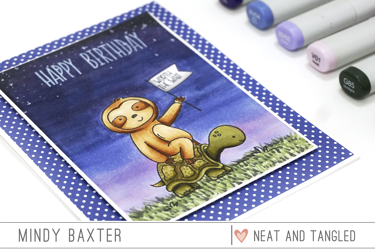 How to color a Night Scene with Copic Markers - Video Tutorial by Mindy ...