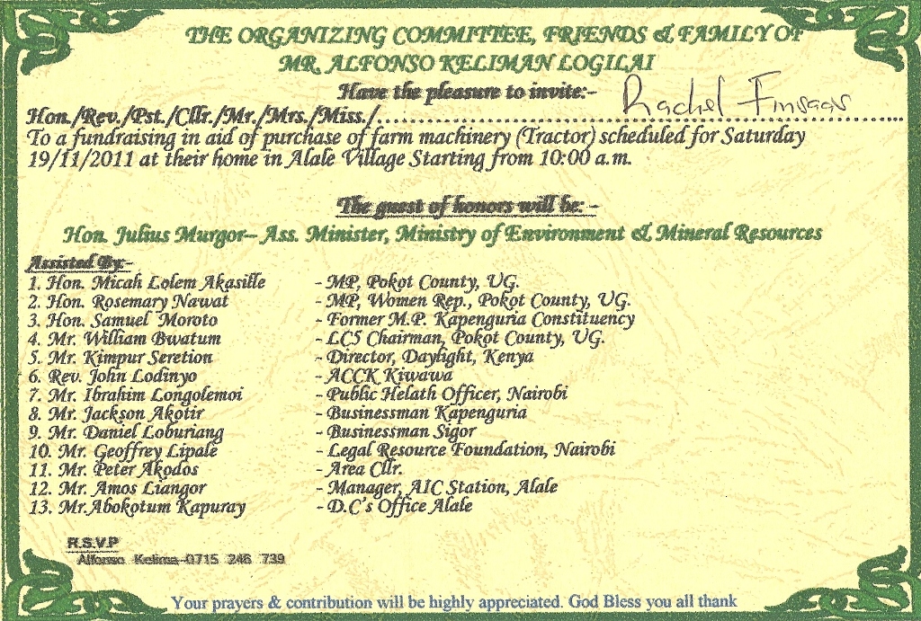 The NomadSpot: Alfonso and Alale Calling for Harambee!