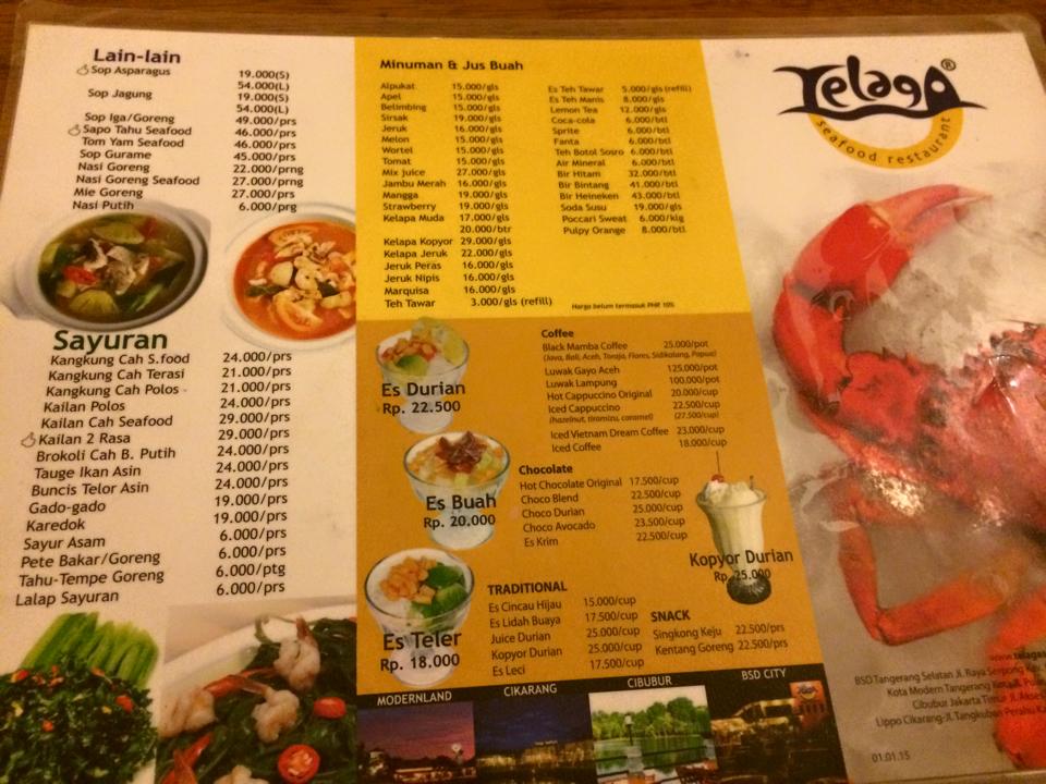 Meciko66: TELAGA SEA FOOD RESTO SALAH SATU KULINER SEA FOOD YANG MENGGODA