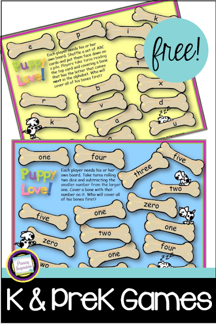 Primary Inspiration: Free Board Games... and Time for YOU to Get Creative!