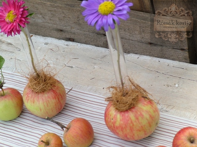 Rózsák Kertje Virág és Dekor: Őszi dekorációs ötletek almával