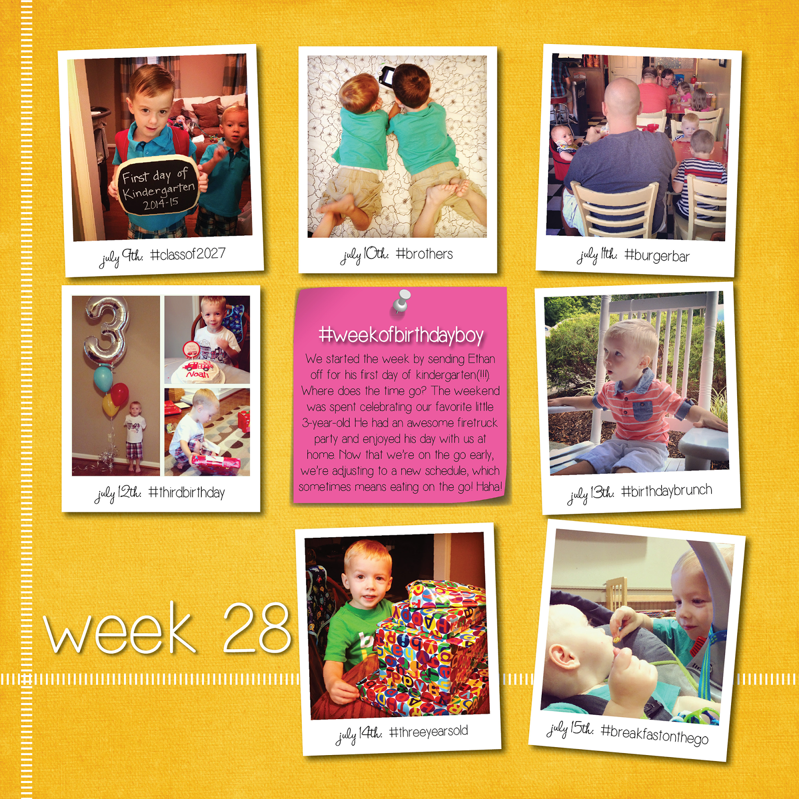 more than 9 to 5...my life as "Mom": The Wednesday One: Week 28