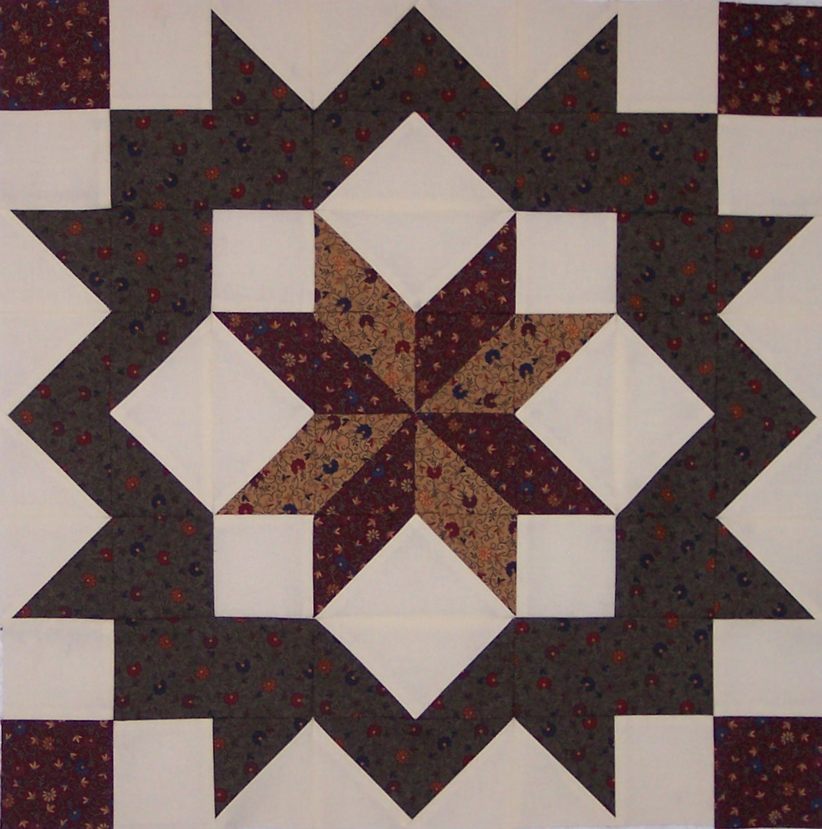 BillieBee's Blog: Super Sized Patchwork Star Edition QAL