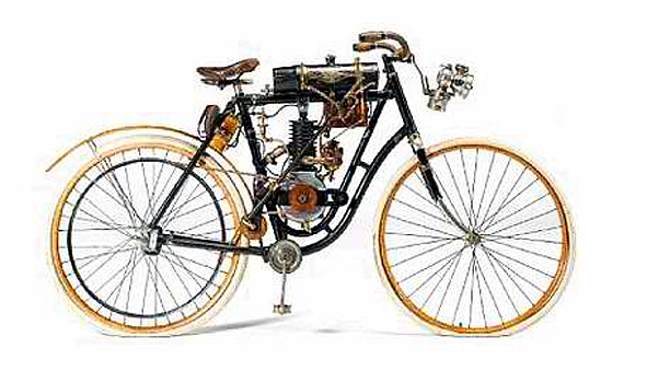 Just A Car Guy: motorized bicycles from about 80-100 years old
