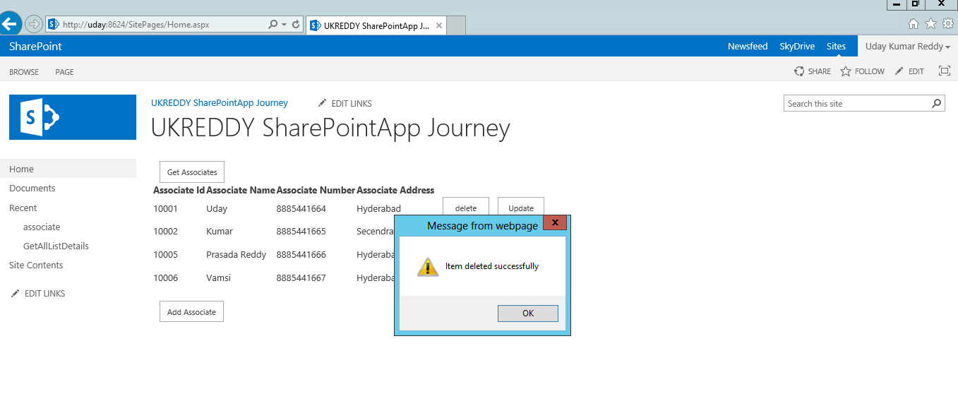 Sharepoint Basic List Crud Operations Using Rest Api In Sharepoint 2013 1907