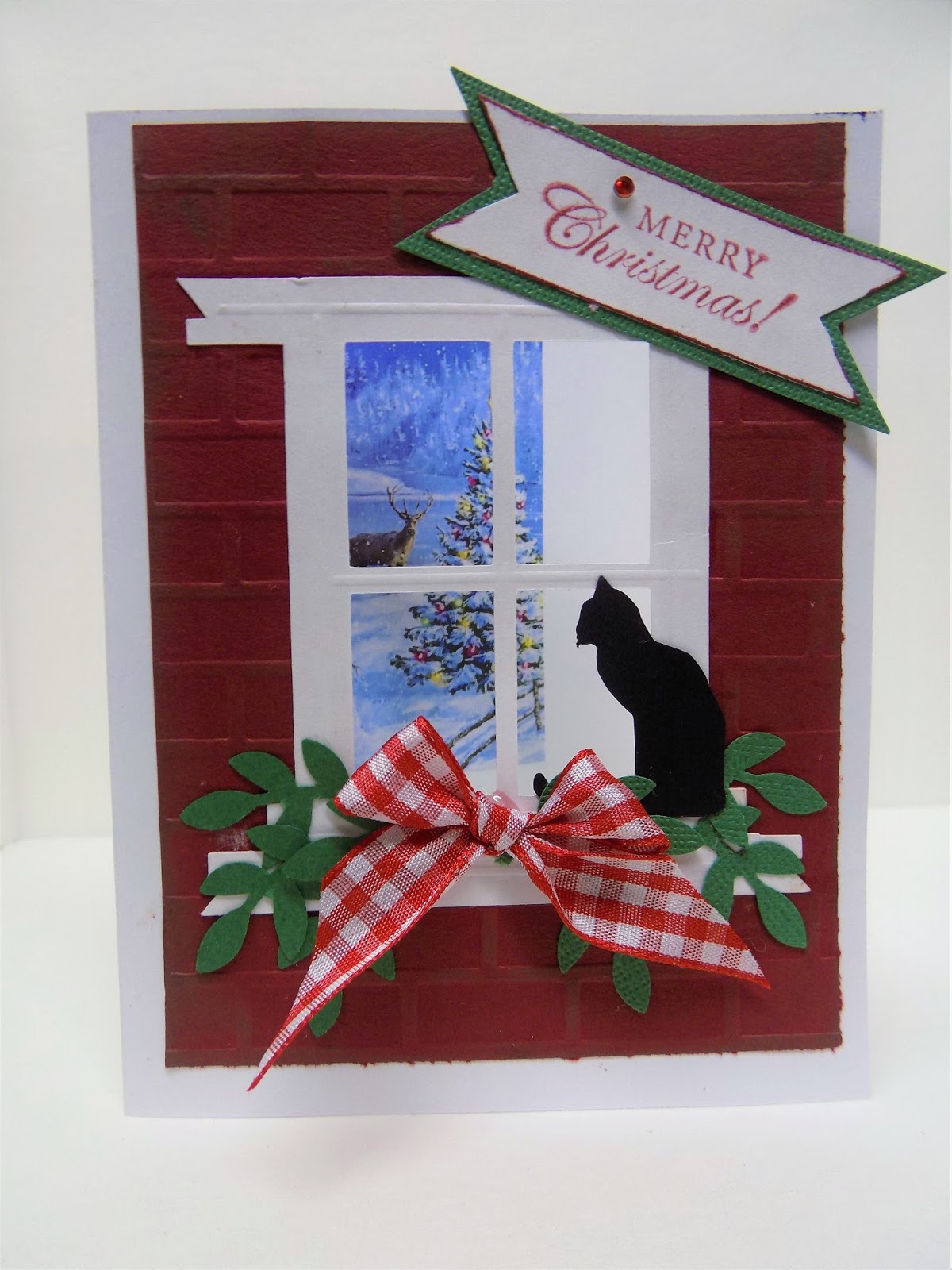 Christine's Cottage Garden Home: Christmas Window Card using my Scan N ...