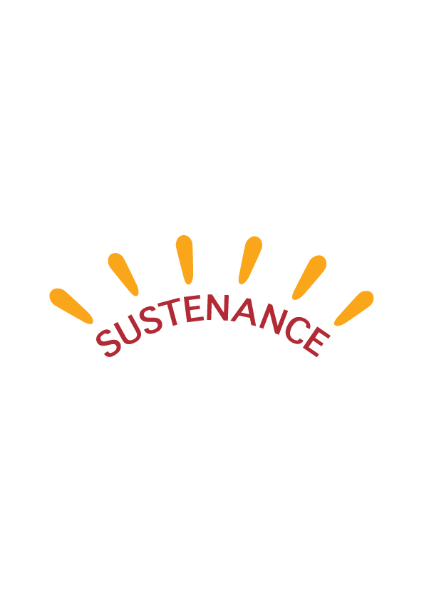 Research. Design. Photography: redesigning the sustenance logo