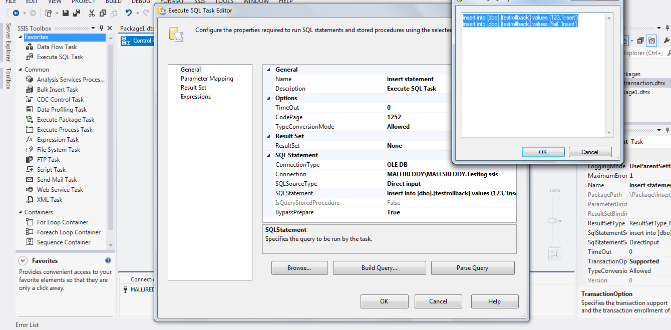IT Journey: How to roll back transactions in SSIS (SQL Server ...