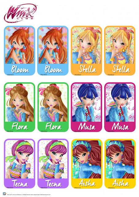 Juego de memoria de verano… ¡estilo Winx! ~ My Winx Club-Pretty!*.