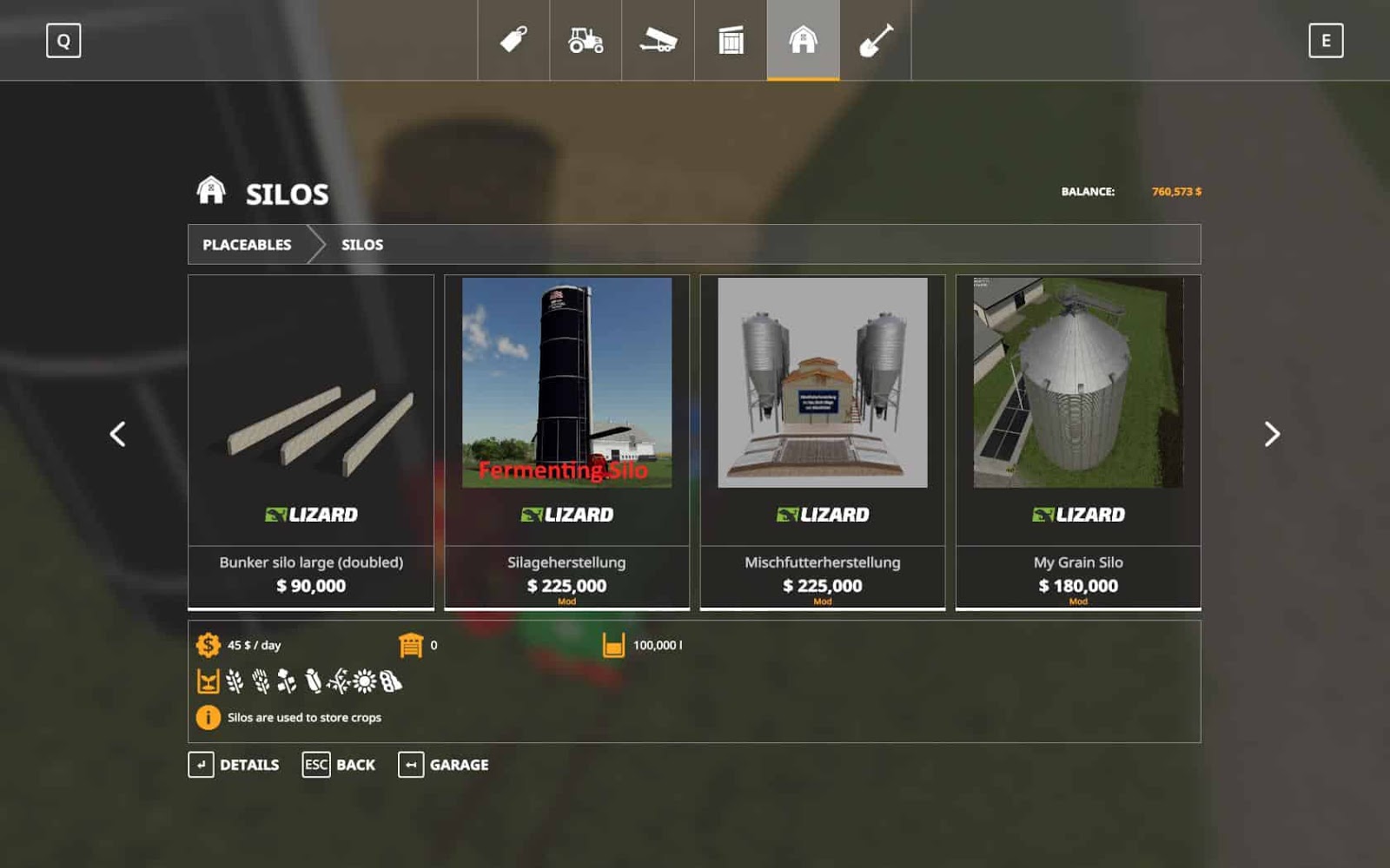 FS19 Fermenting Silo v1.0 - FS 19 & 22 USA Mods Collection