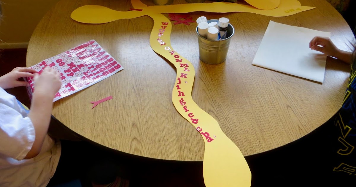 Ms. Sara's Preschool Blog: Learning Station - Abc Snake