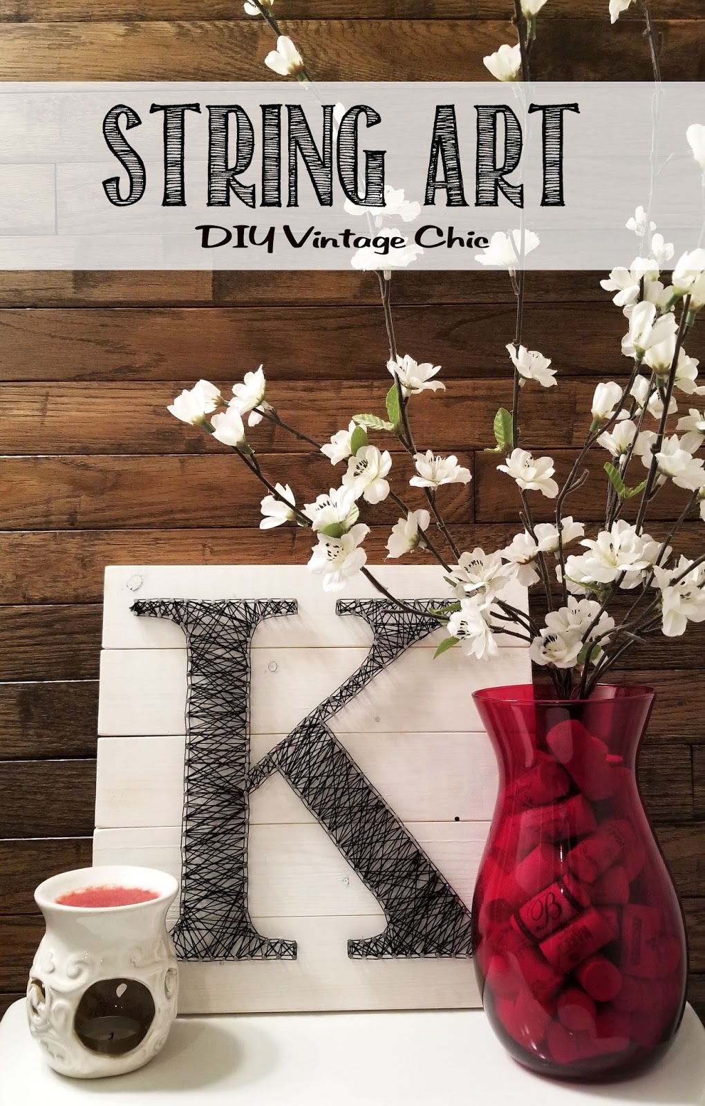 DIY Monogram String Art Part 2