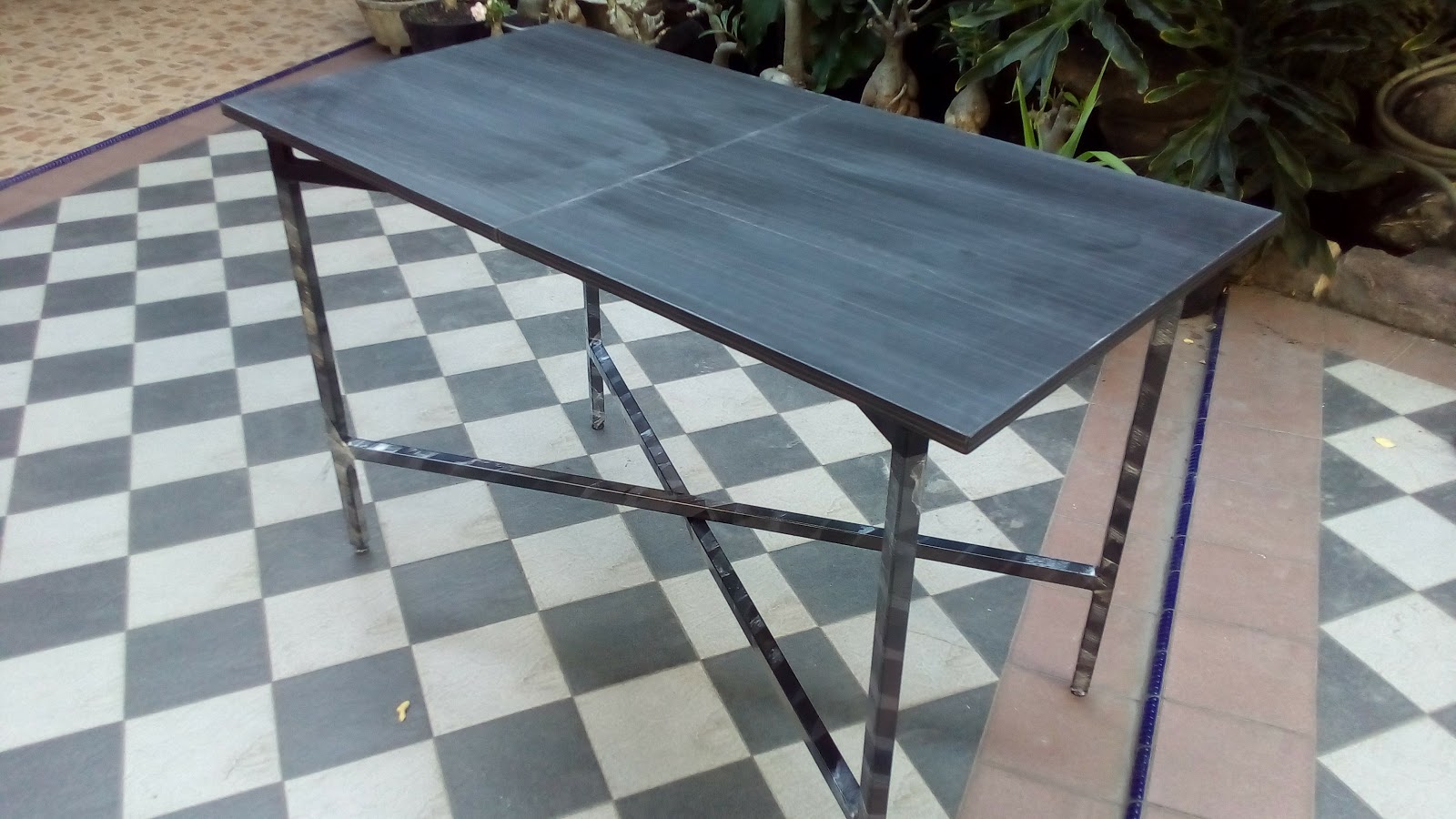 Meja Cafe Lipat 120 - Meja Cafe Homemade