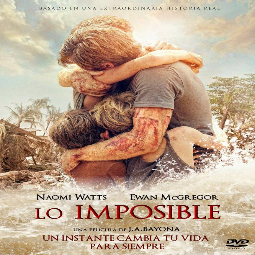 Caratulas de películas DVD para cajas CD: Lo imposible - [2012]