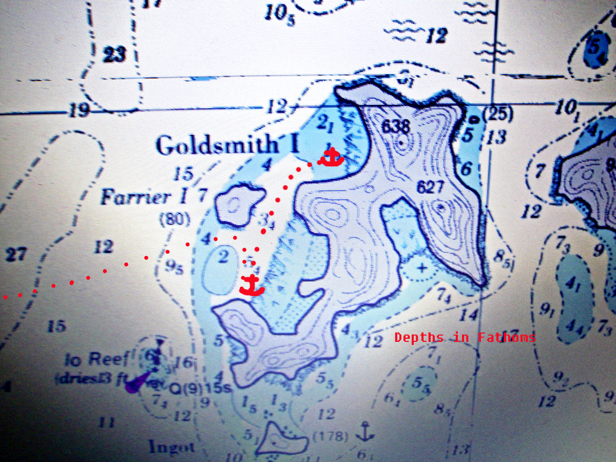 Sailing Aussie coast: Goldsmith and Shaw Islands