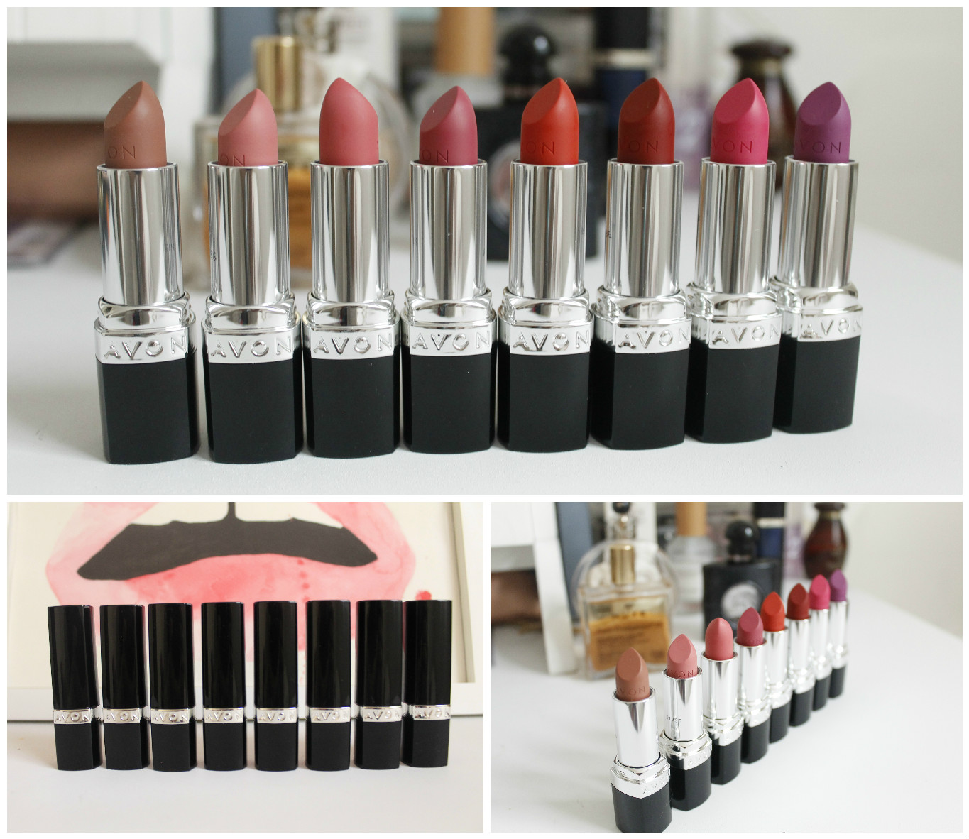 Reseña: Labiales mate de Avon + swatches en labios - . LE PETITE GIRL