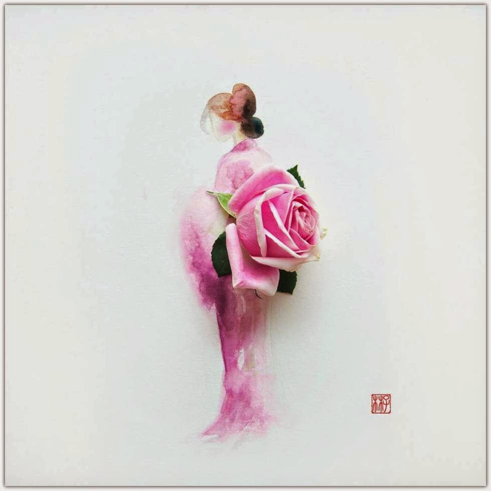 Dressed in Flower Petals by Lim Zhi Wei