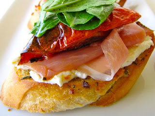Recetas con Jamón: Bruschetta de jamón ibérico