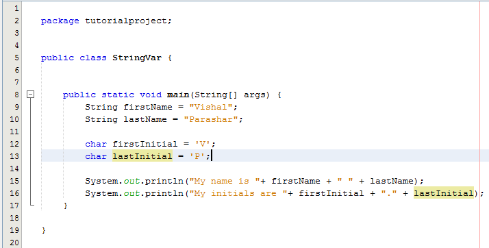 Basic Data Types And Variables In Java Continued ~ Program In Java