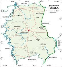 Shariatpur District: shariatpur map bangladesh