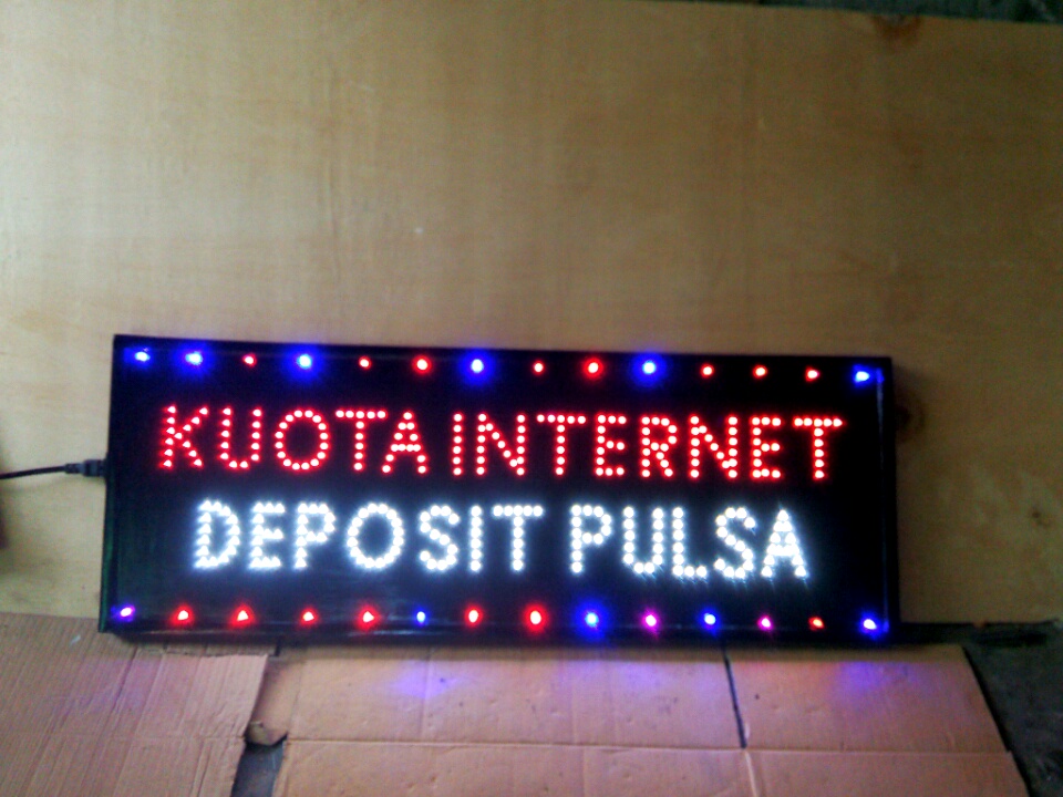 Jual berbagai macam Tulisan dan Gambar Lampu Led / Led Sign Grosir dan ...