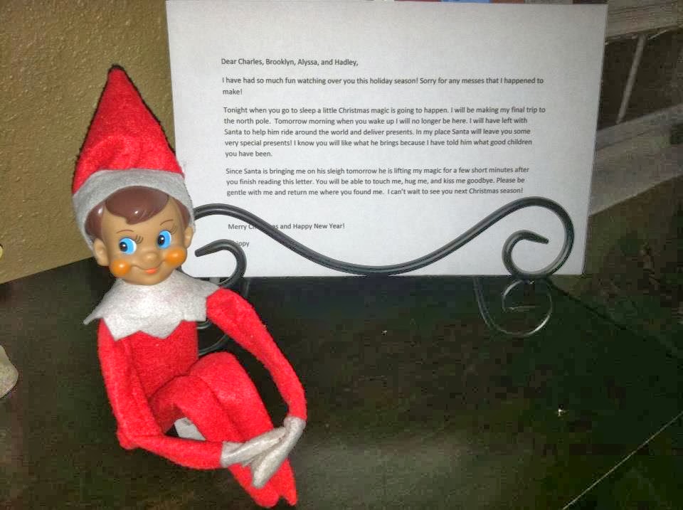 Chippy our Elf on the Shelf