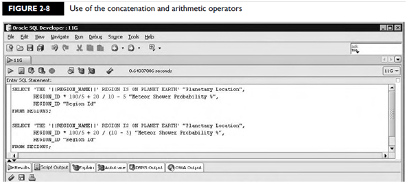 Capítulo 2 - Recuperando Datos utilizando la sentencia SQL SELECT.
