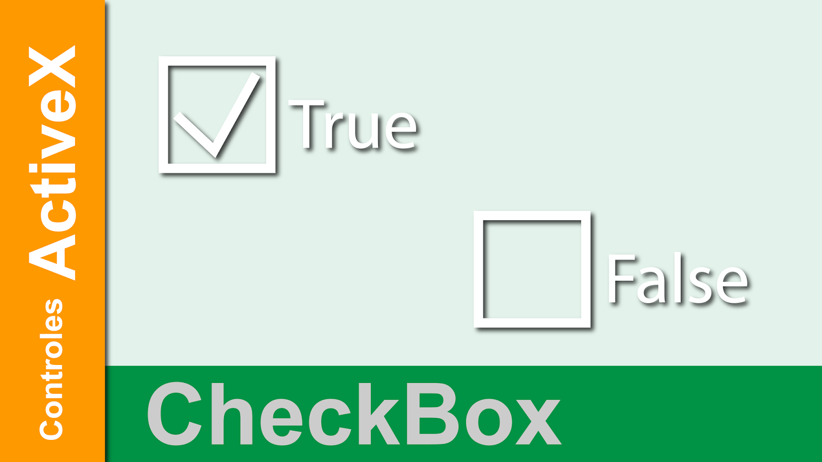 excelymas: Controles ActiveX | CheckBox | Características Principales