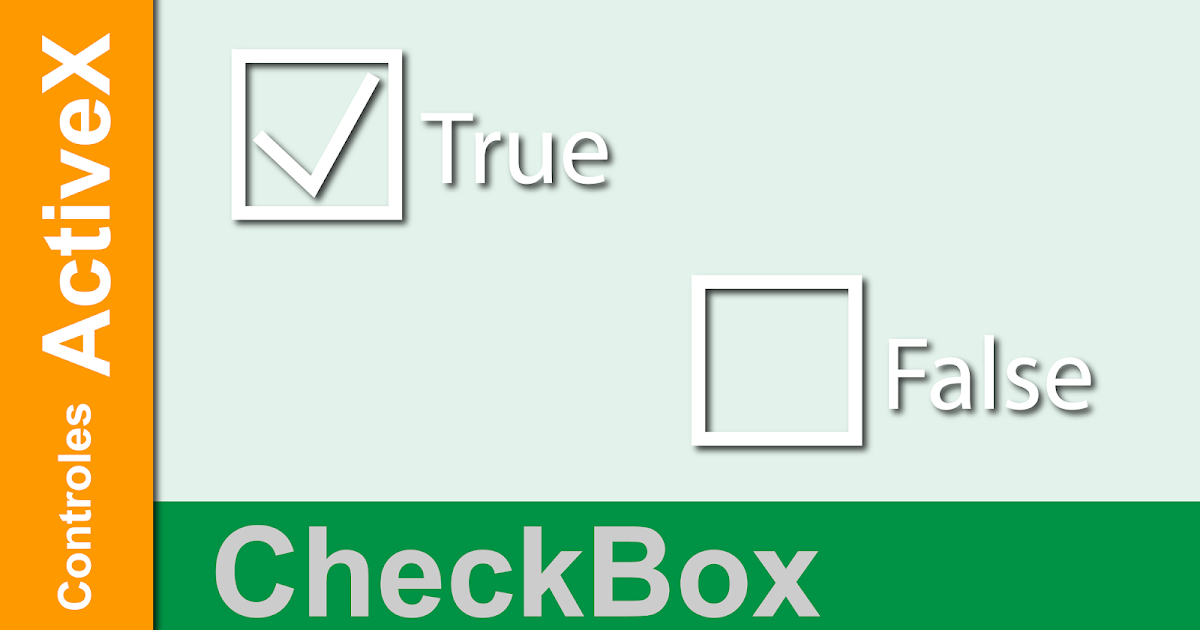 excelymas: Controles ActiveX | CheckBox | Características Principales