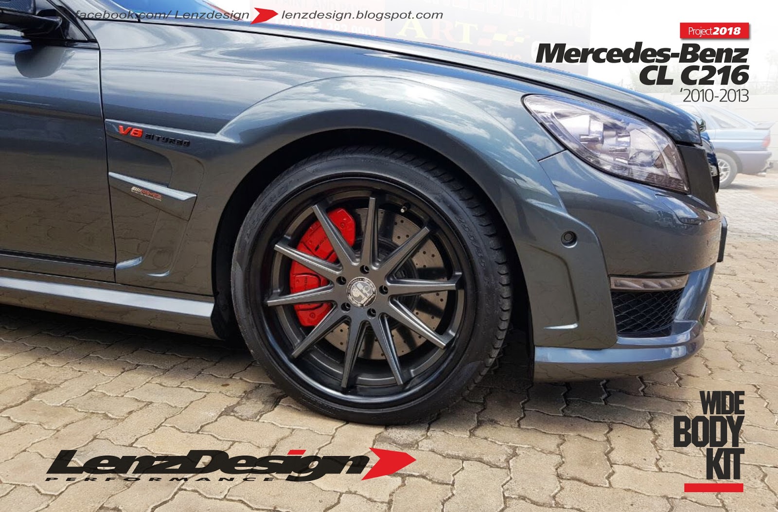 Mercedes-Benz CL 63 AMG C216 Lenzdesign Bodykit 2006-2014