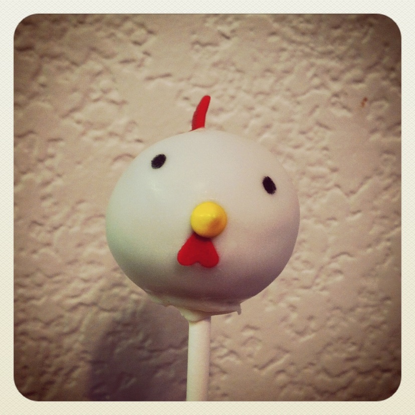 vypassetti cake pops: Chicken & Rooster
